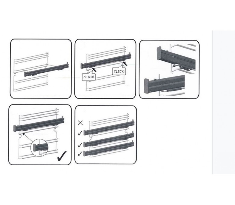 Set guias telescopicas extracción completa IOVEN